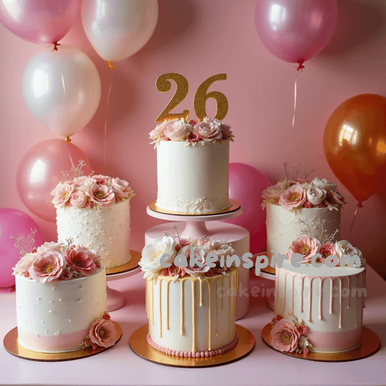 26th Birthday Cake Ideas